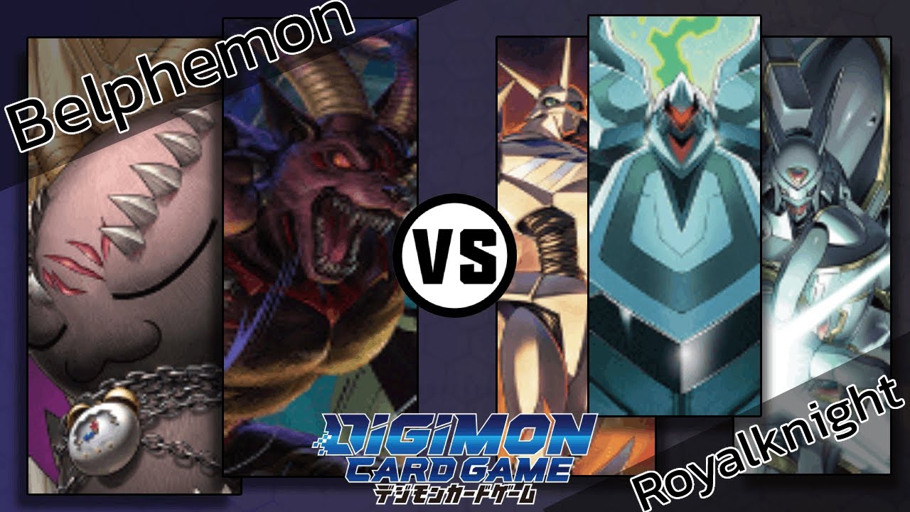 Digimon Card Game : Royal Knight Vs Belphemon - YouTube
