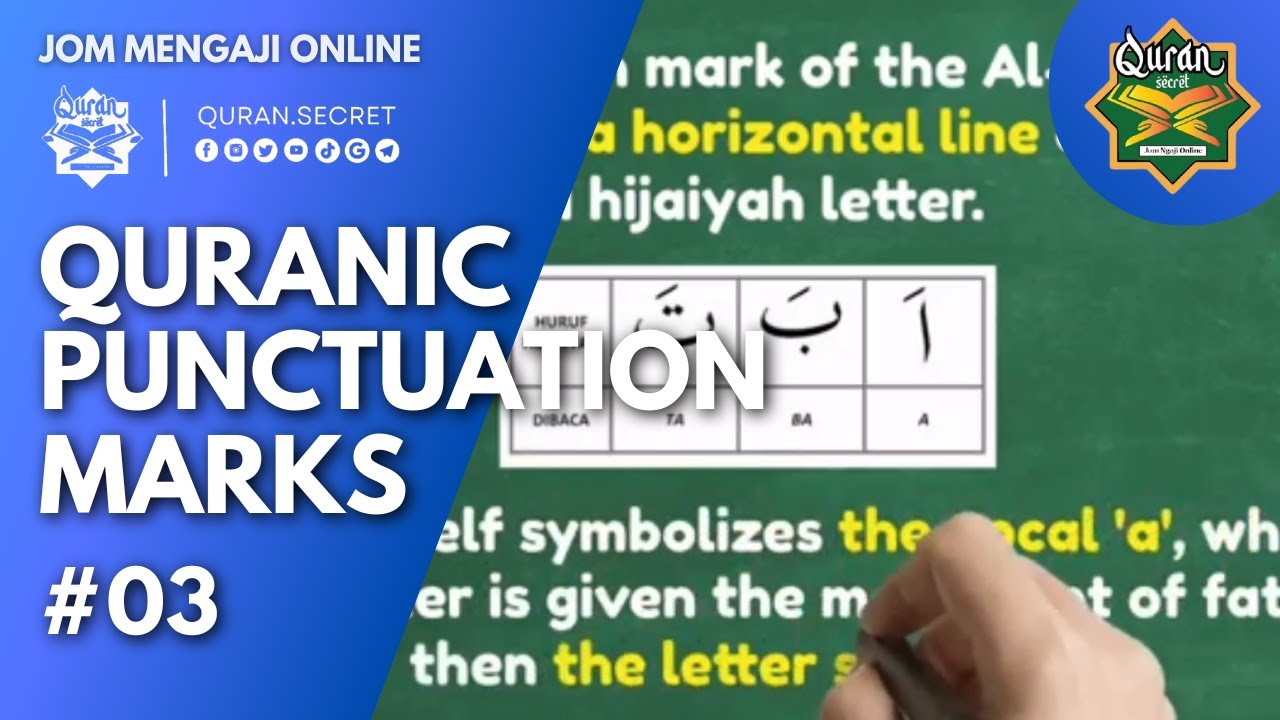 QURANIC PUNCTUATION MARKS (ENG version) By Quran.Secret - YouTube