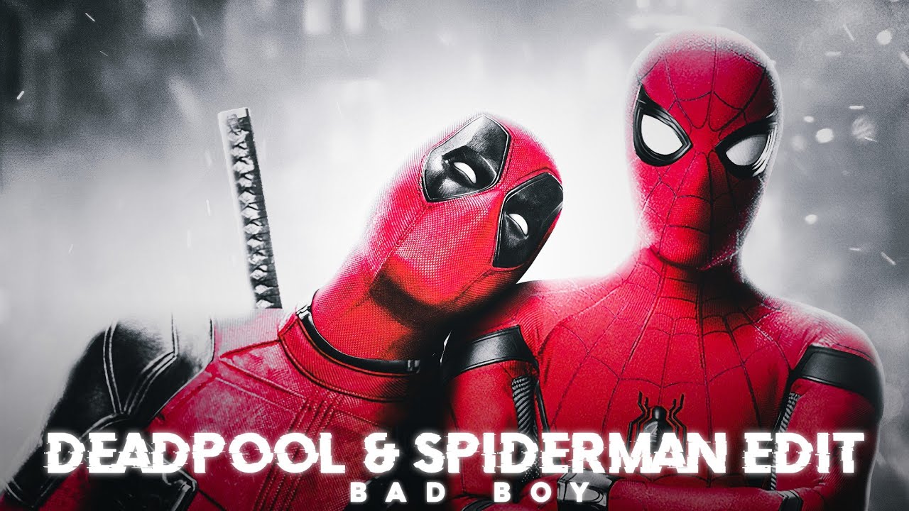 BAD BOY - SPIDERMAN & DEADPOOL EDIT | Alight Motion Preset Link ...