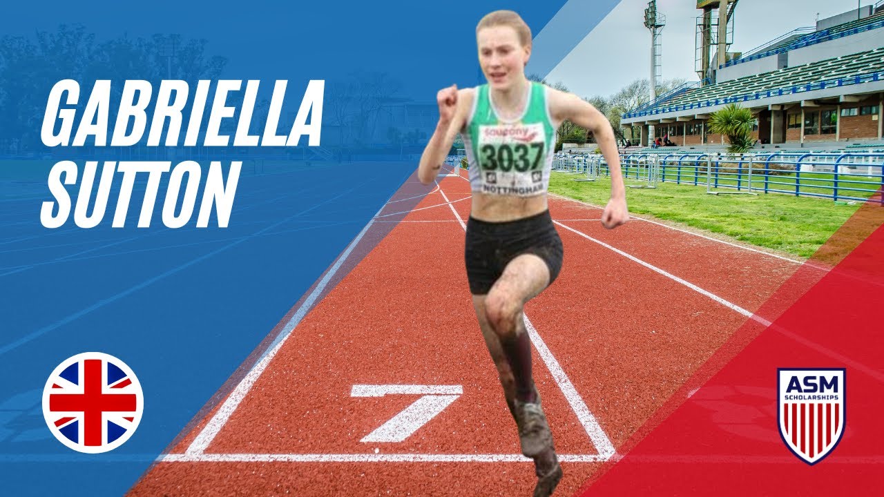 Gaby Sutton | Track and Field Recruiting | ASM Scholarships - YouTube