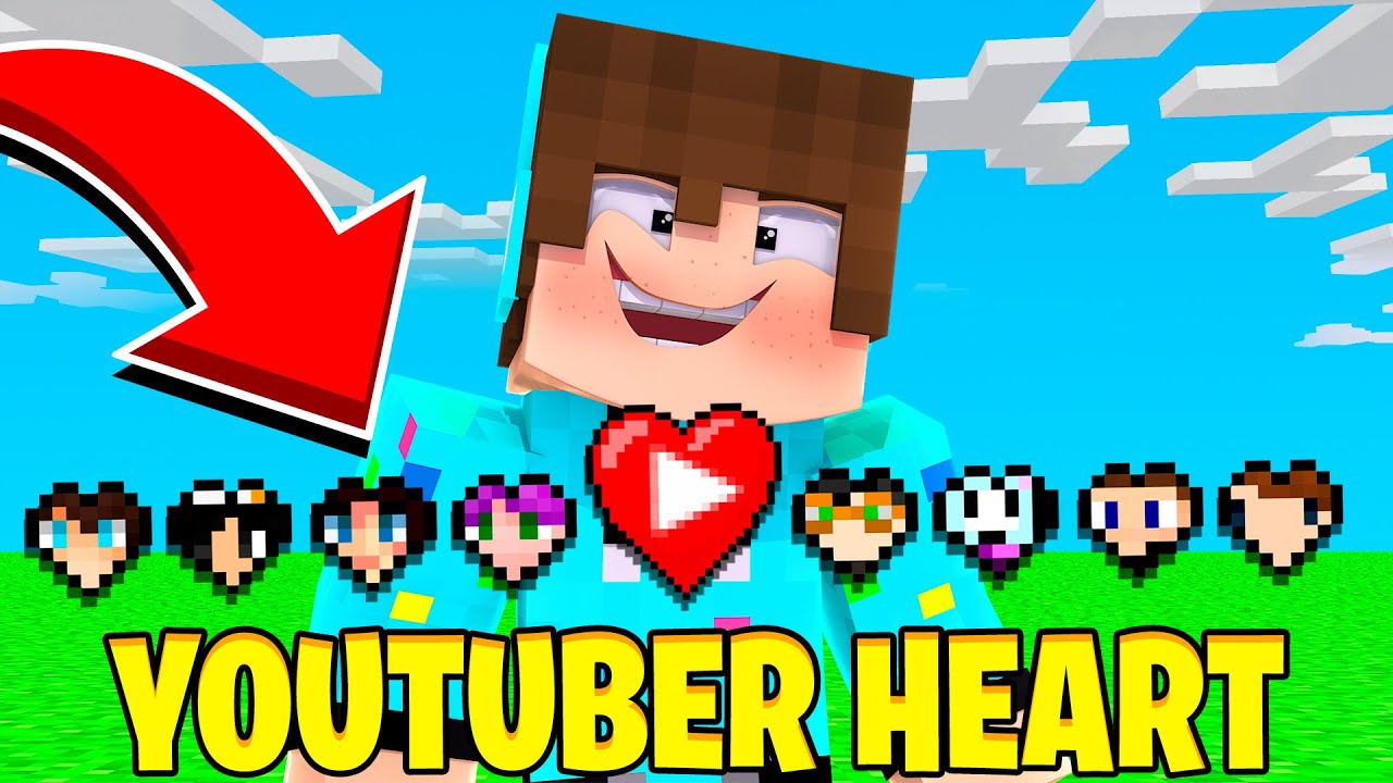AKU KOLEKSI SEMUA HATI YOUTUBER MINECRAFT INDONESIA 💖 - YouTube