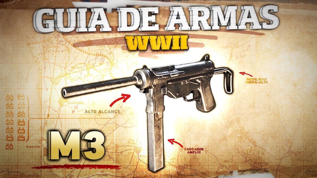 GUIA de ARMAS COD WWII - M3/GREASE GUN (Análisis, Estadísticas y ...