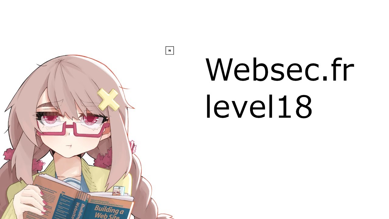 Websec.fr - level18 - YouTube