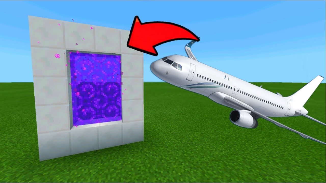 Minecraft Pe How To Make A Portal To The Airplane Dimension - Mcpe ...