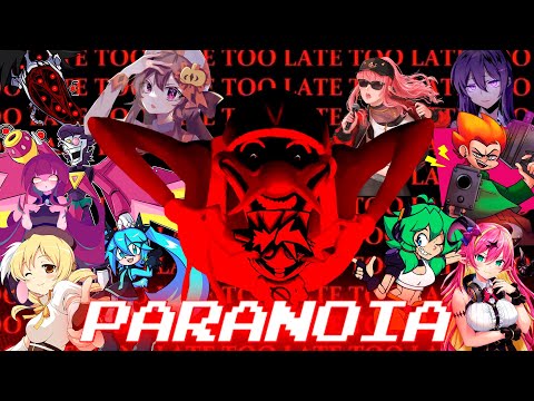 Paranoia With Lyrics But Everyone Sings It (FNF Paranoia With Lyrics  But Everyone Sings It)