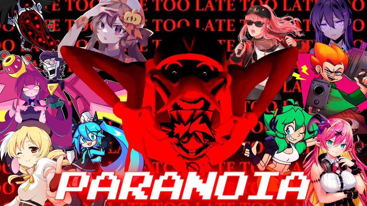 Paranoia With Lyrics But Everyone Sings It (FNF Paranoia With Lyrics But Everyone Sings It ...