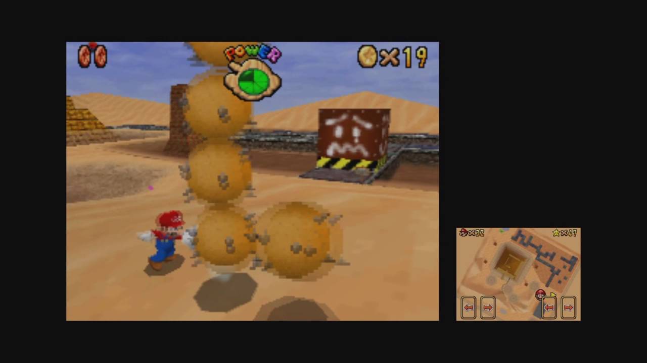 Super Mario 64 DS walkthrough part 7_Shifting Sand Land - YouTube