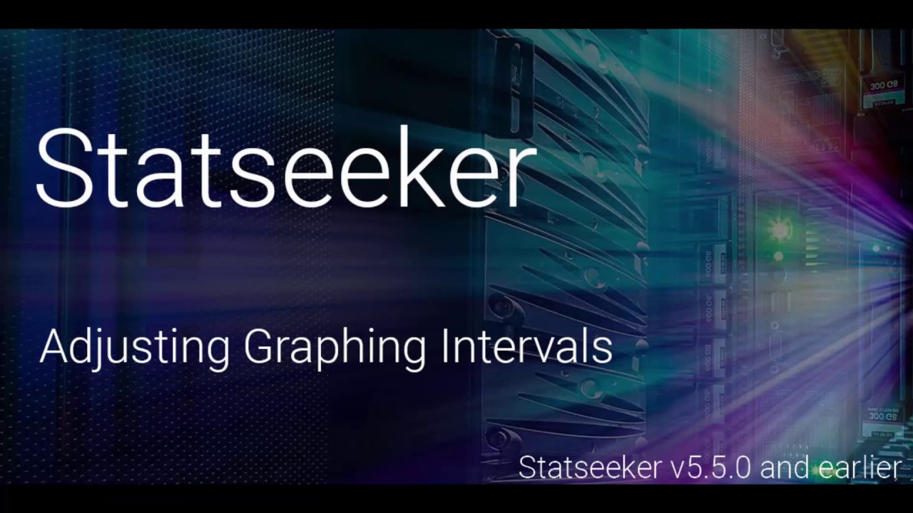 Statseeker Graphing: Reporting Interval - YouTube