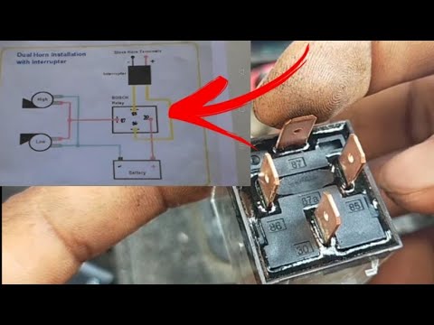 Paano magkabit Ng Relay sa busina (How to Install Horn Relay) - YouTube