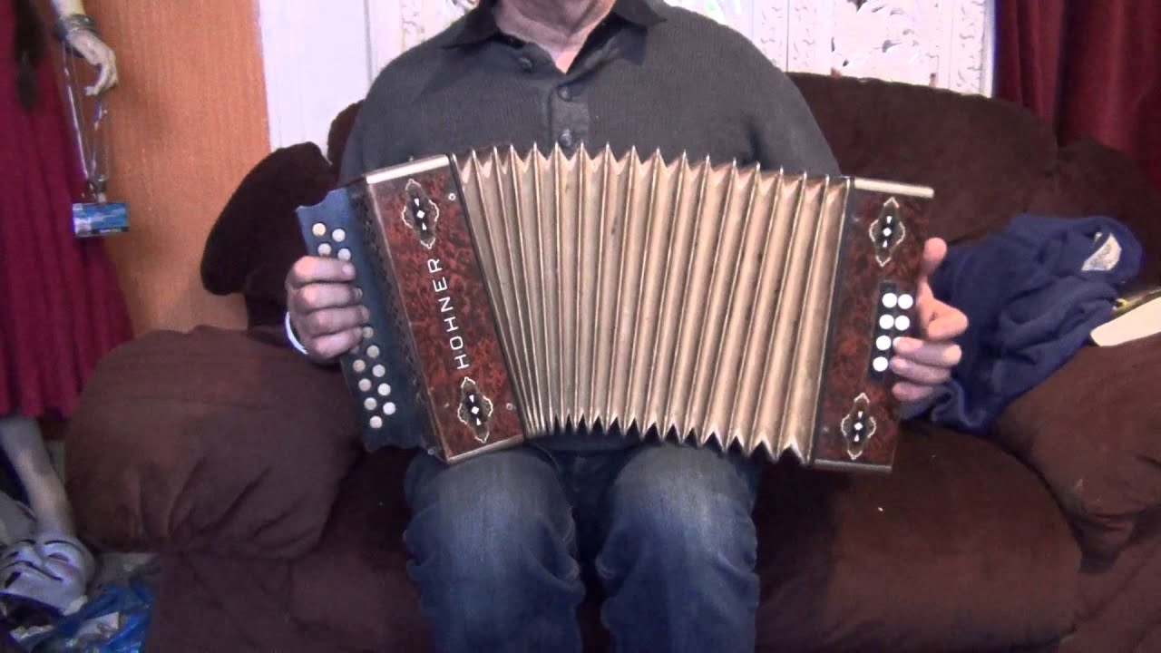 Princess Royal on Antique GC Hohner steel reed melodeon - YouTube