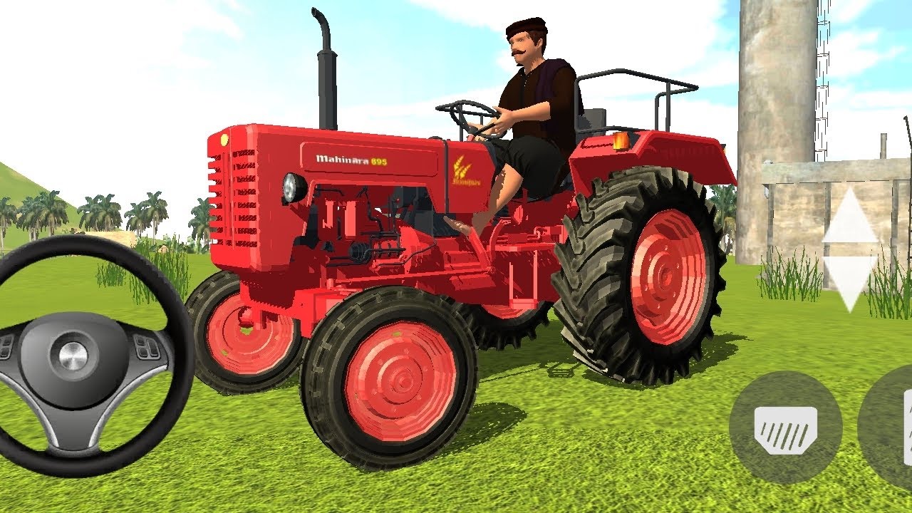 TRANSPORTING tractor driving 3d #fs22 Mahindra tractor Offroding ...