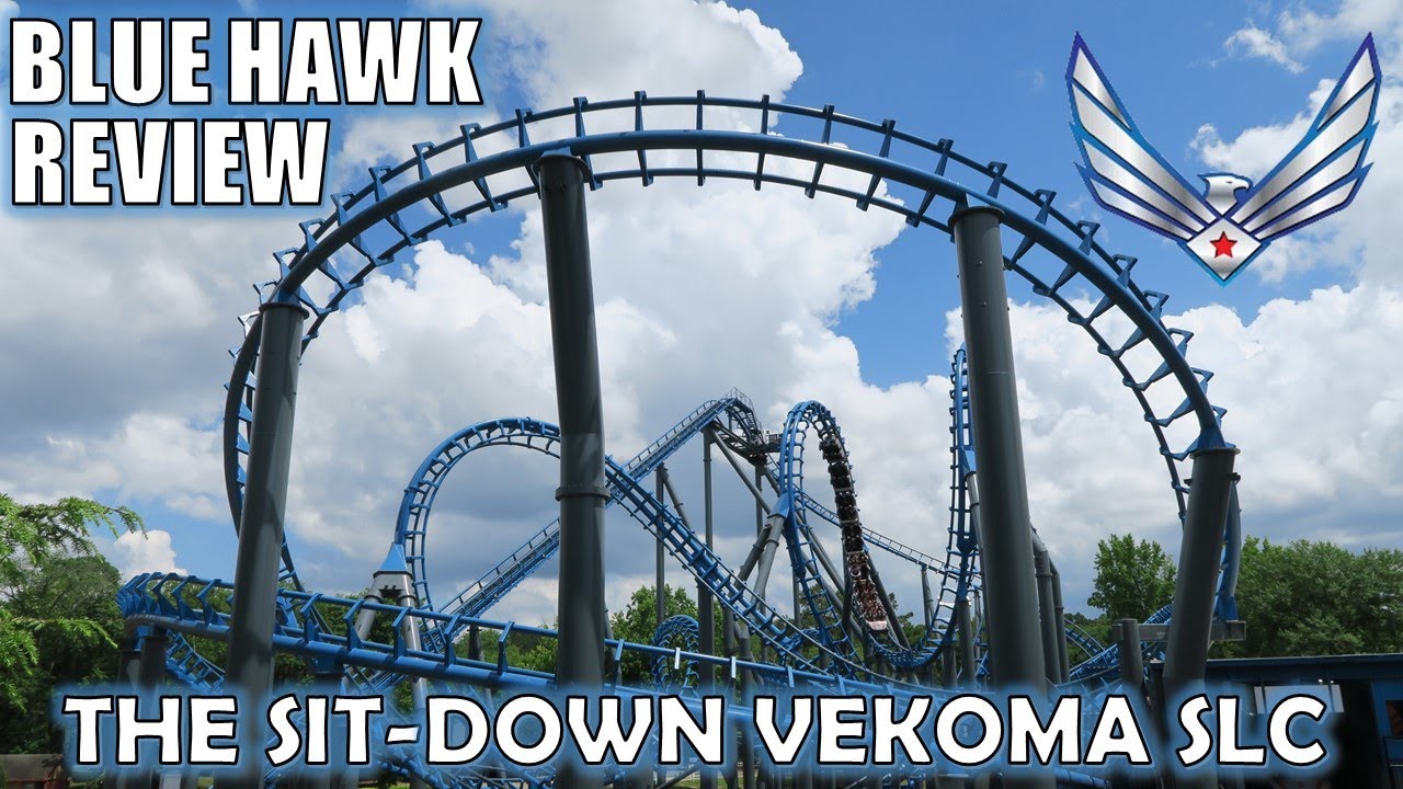Blue Hawk Review, Six Flags Over Georgia Vekoma Looping Coaster | The ...