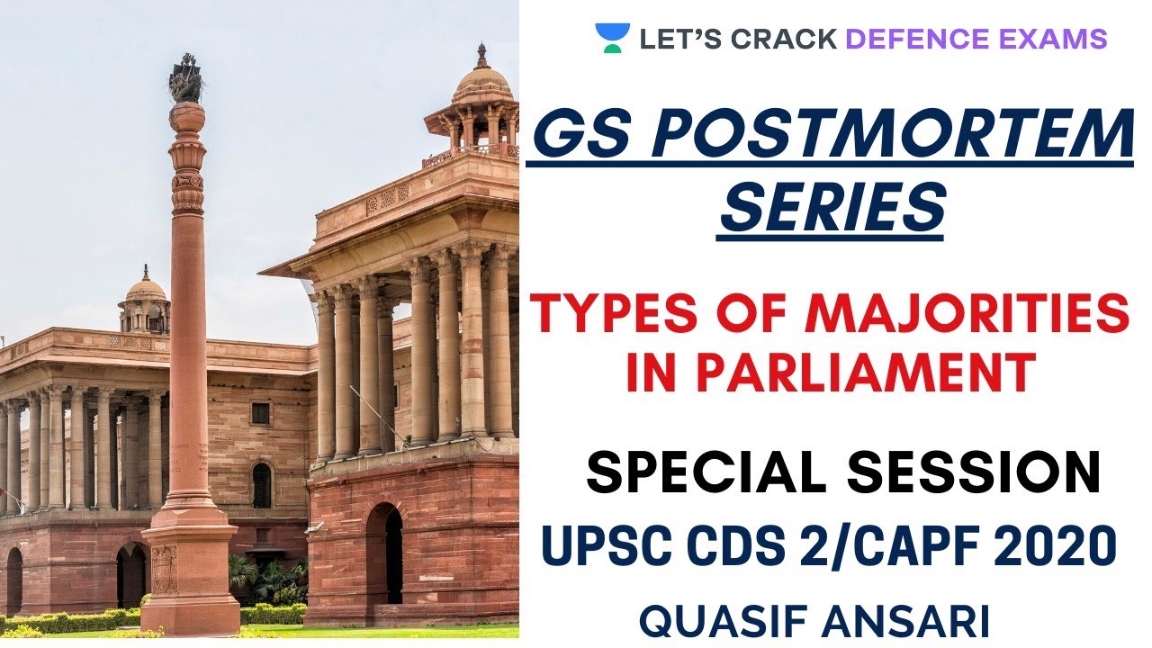 (Special Session) Types of majorities in Parliament | GS Postmortem ...