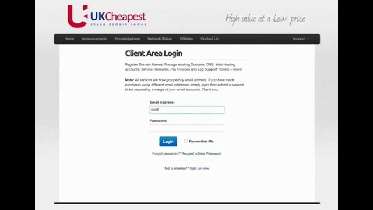 How to Login to Client Area - YouTube