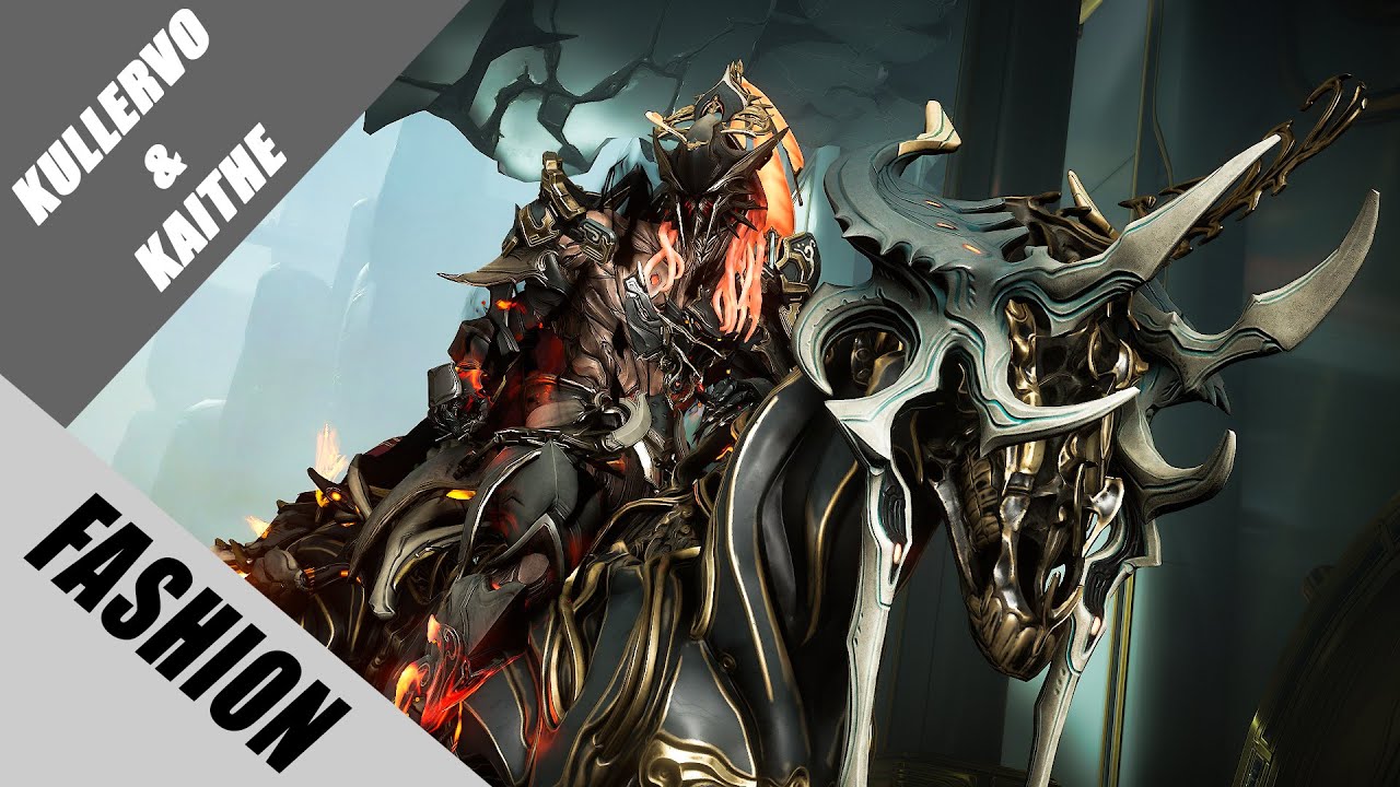 Warframe | Fashion Frame | Kullervo : Cinder Cavalry & Horse - YouTube