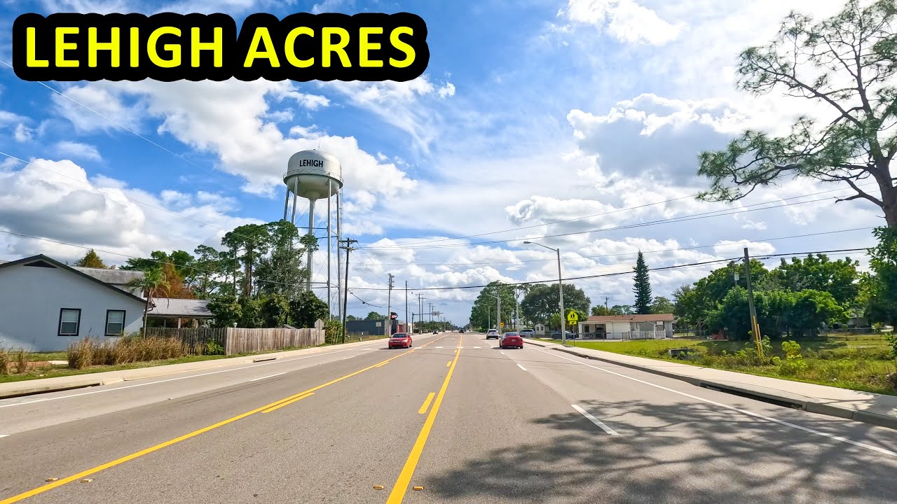 Lehigh Acres Florida Driving Through - YouTube