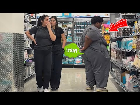 Fat Man Farts On People Of Walmart!!!