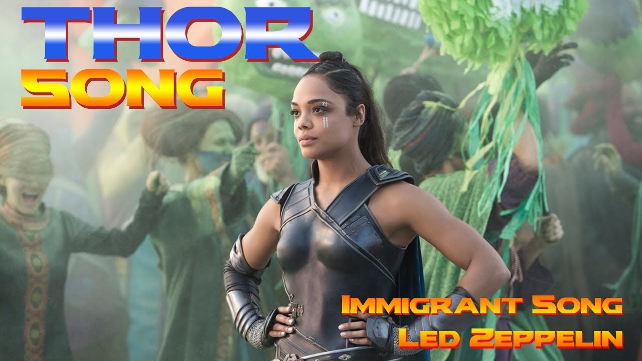 Rocking Song in THOR RAGNAROK - Immigrant Song - YouTube