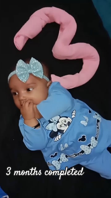 cute baby# 3 months baby# milestone#cute girl# cute newborn ♥️ - YouTube