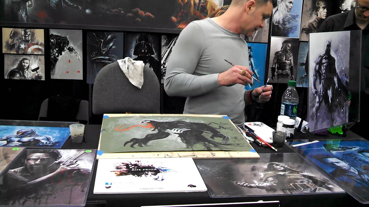 Meeting Rob Prior at Louisville Comic Con - YouTube