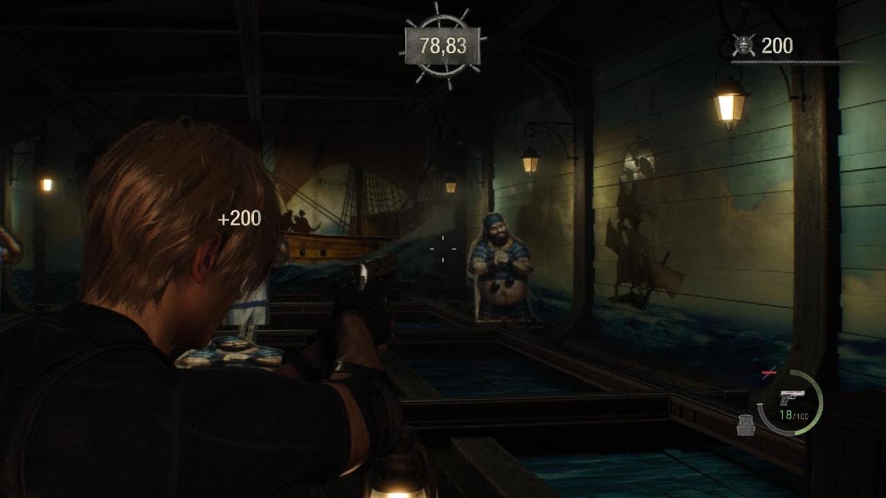 Resident Evil 4 Remake Perfect Game Challenge Shooting Range - YouTube