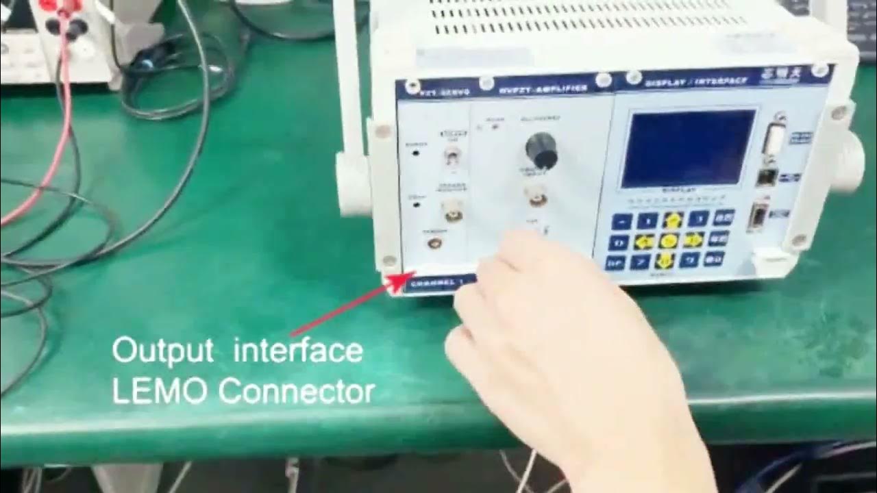 P78 Piezo Z Microscope Scanner With Piezo Controller Operation Youtube