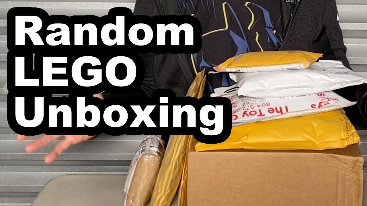 Unboxing of random LEGO surprise packages + project preview - YouTube