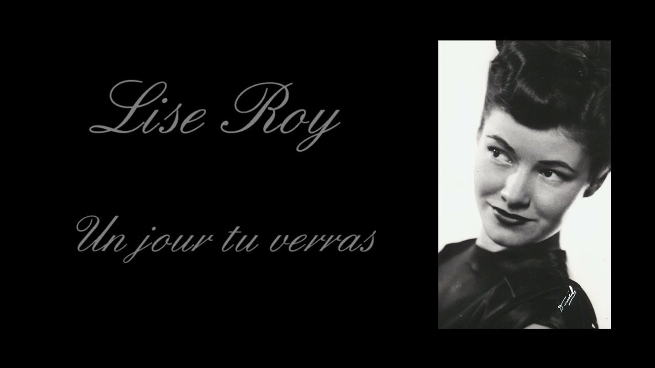 Lise Roy - Un jour tu verras - album : En veillant sur l'perron 1976 ...