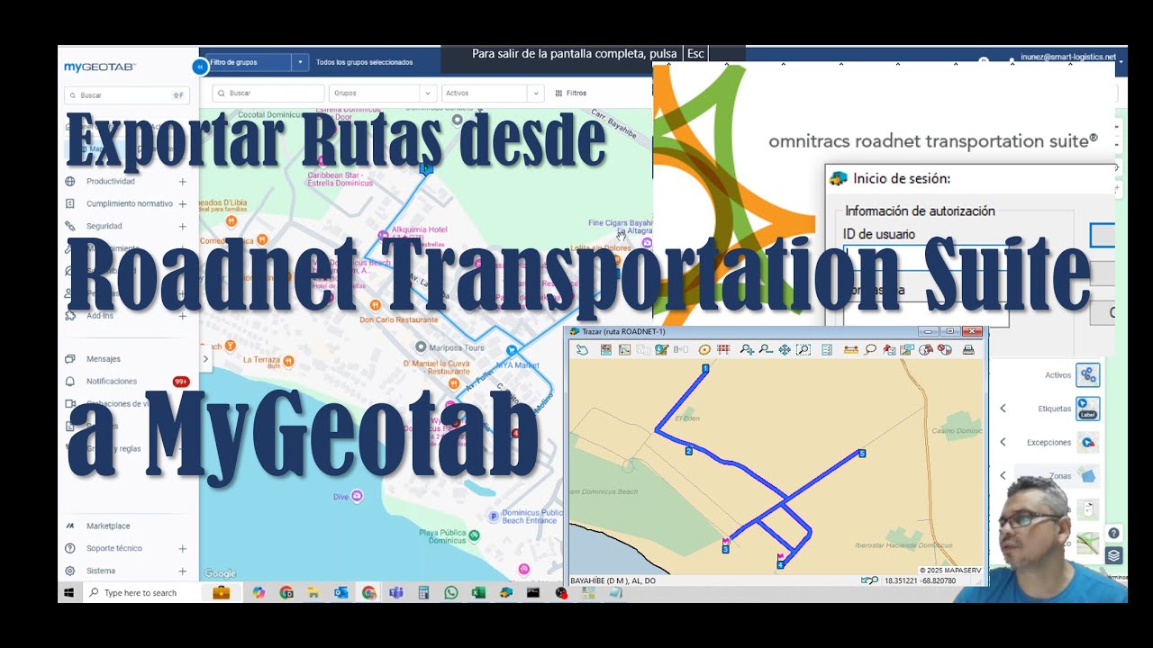 Importar Rutas a MyGeotab desde Roadnet Transportation Suite - Part.01 - YouTube