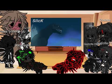 Godzilla’s react to Godzilla battle royale.