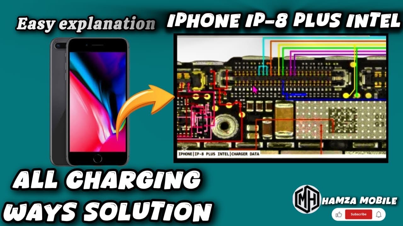 i Phone 8 plus Not Charging Problem Solution.i Phone 8 plus U2 iC ...