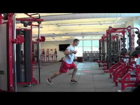 Split Stance Cable Press - YouTube