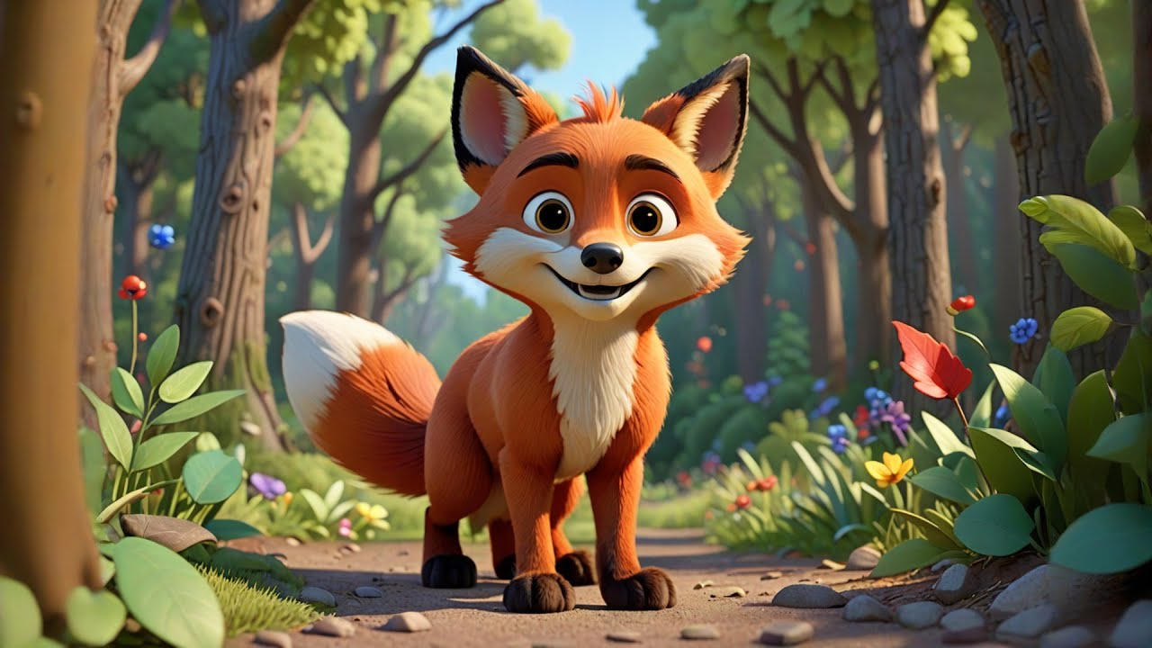 Fox’s Colorful Tail 🦊🌈 | Learn Colors with Fox | Fun Kids’ Educational ...