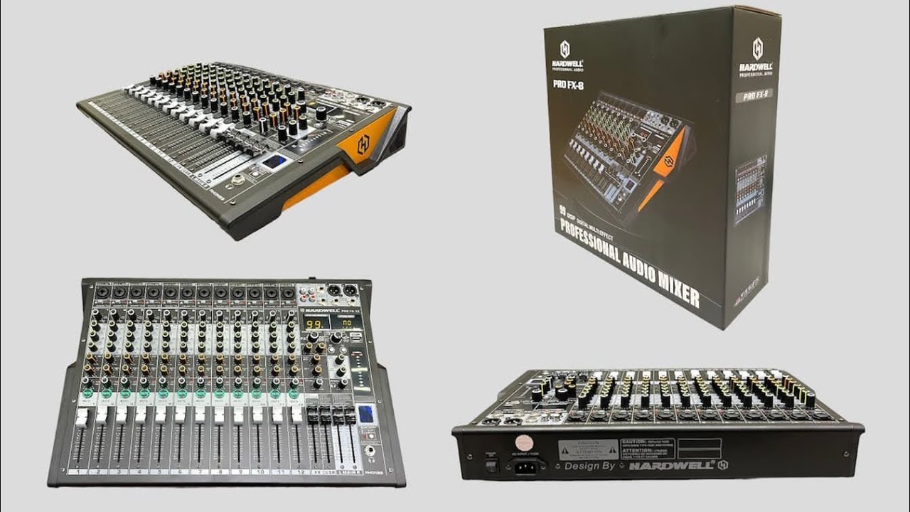 New Barang Baru Mixer Hardwell Pro fx 8 & 12 || mic Wireless Champion 1 ...