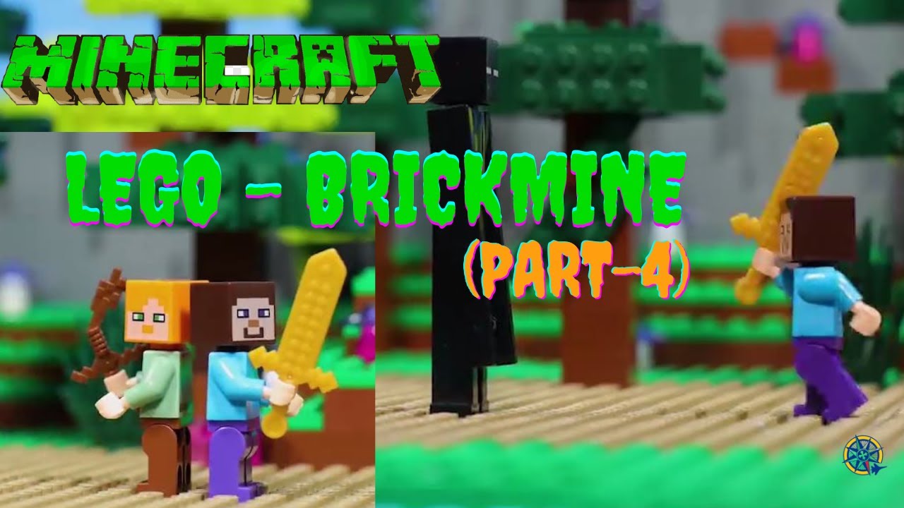 Minecraft Animation | LEGO - Brickmine (Part-4) | Compass JET ☀ - YouTube