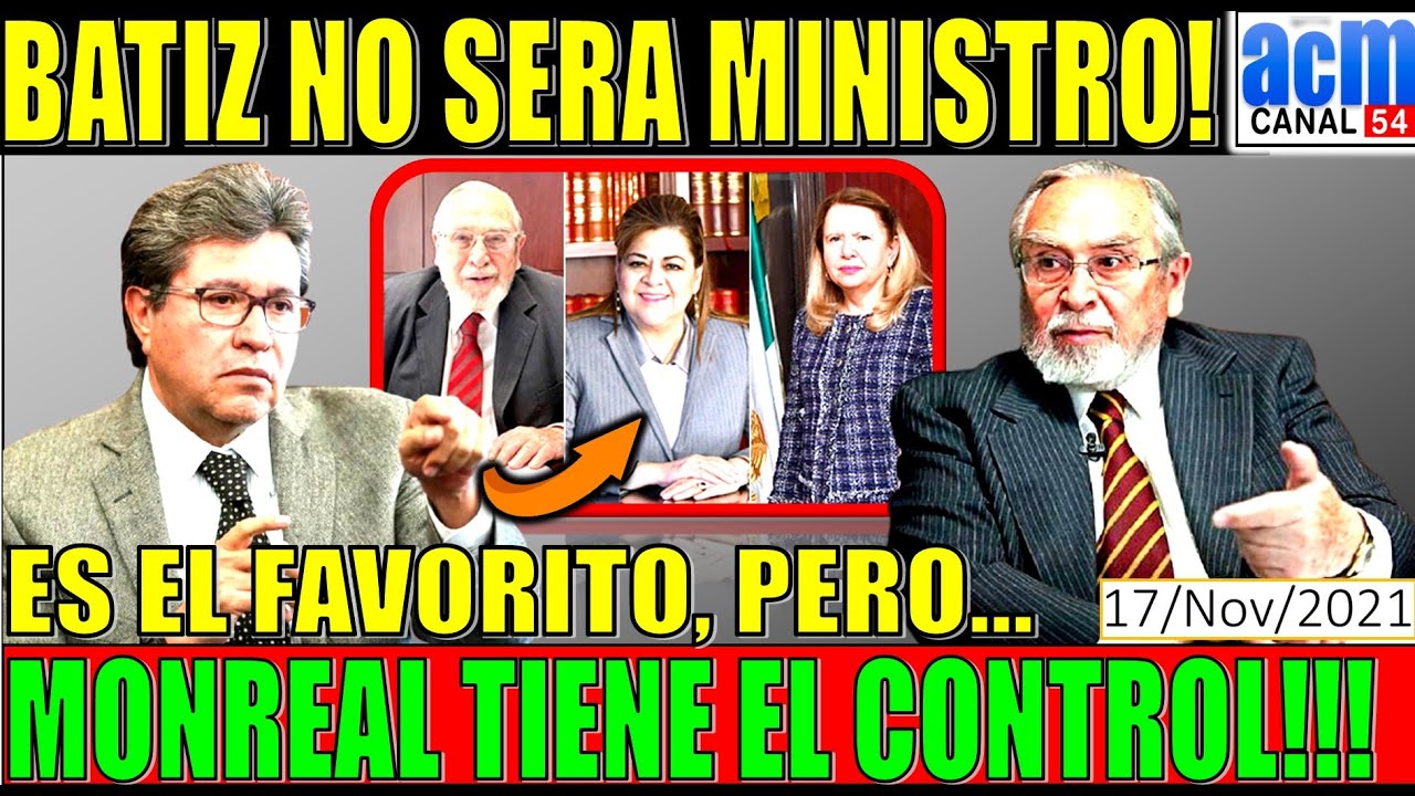 MONREAL BATEA A FAVORITO DEL PRESIDENTE!!! BERNARDO BÁTIZ PARECE ...