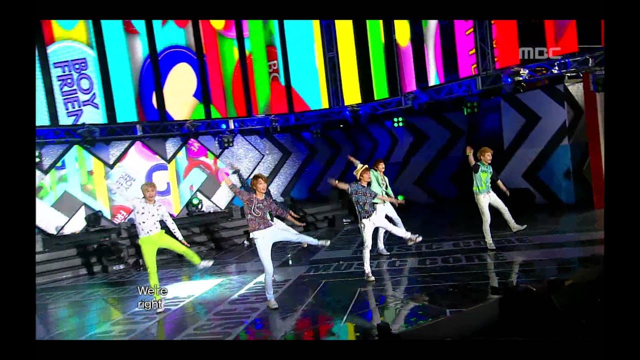 Boyfriend - Love Style, 보이프렌드 - 러브 스타일, Music Core 20120818 - YouTube