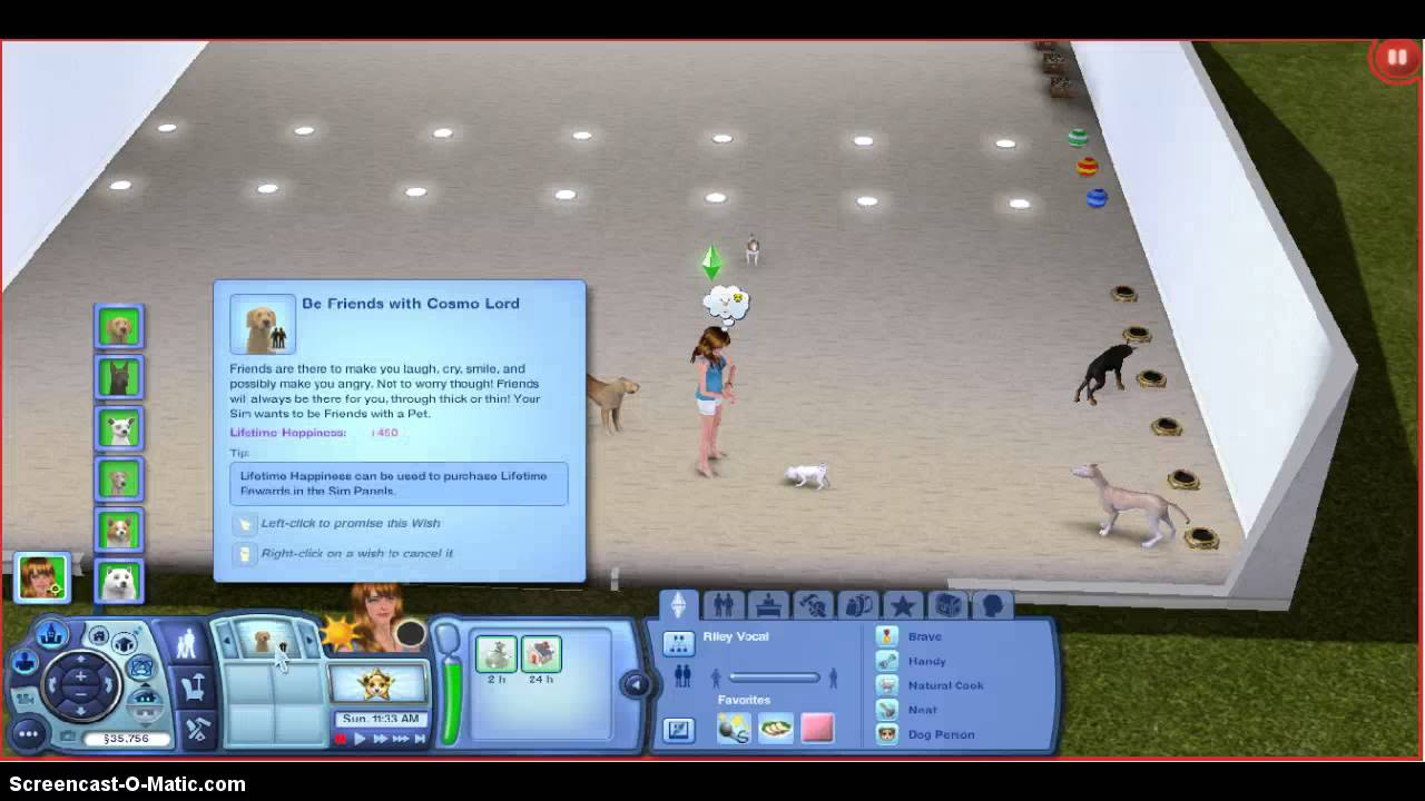 The Sims 3 Dog Trainer Challenge ep. 1 - YouTube