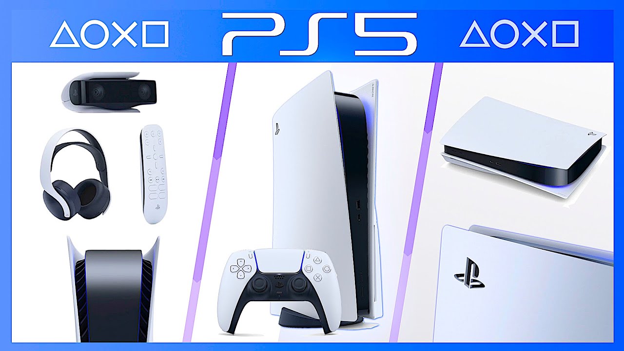 PLAYSTATION 5 REVELADA ! Diseño Modelos || PS5: Primeros juegos 🎮😮 ...