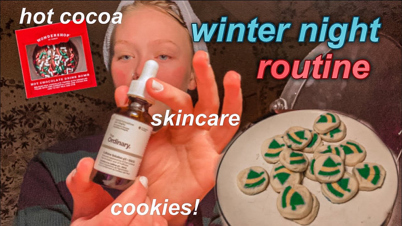 MY WEEKEND WINTER NIGHT ROUTINE *realistic fun college holiday night ...