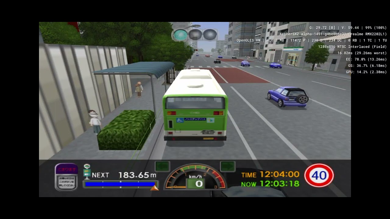 Tokyo Bus Annai 2 - Aethersx2 Android PS2 Emulator SD888 Realme GT ...