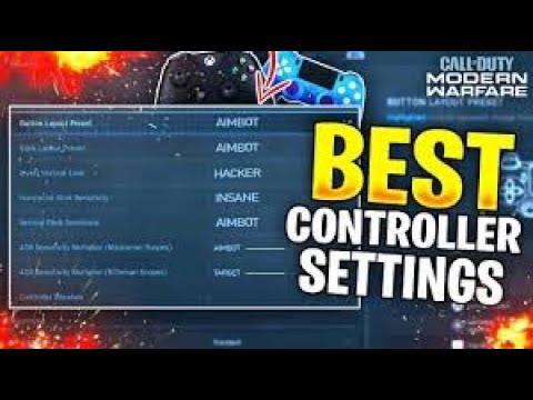 BEST CONTROLLER SETTINGS FOR WARZONE!! - YouTube