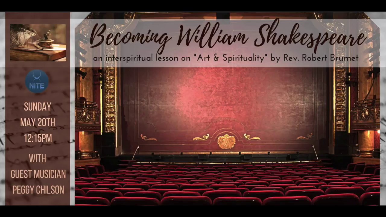 Becoming William Shakespeare - Rev. Robert Brumet - YouTube