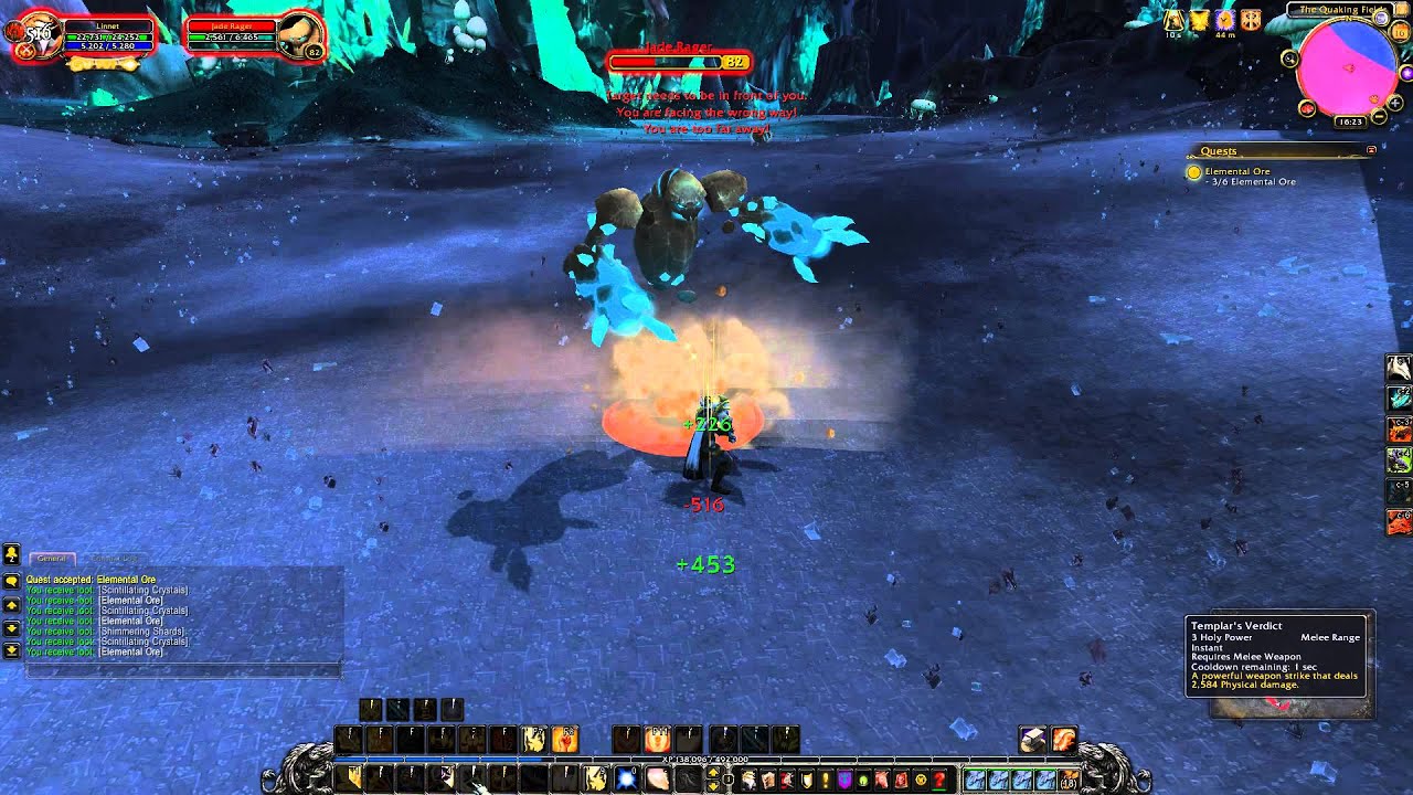 Elemental Ore Quest Playthrough - Deepholm - YouTube