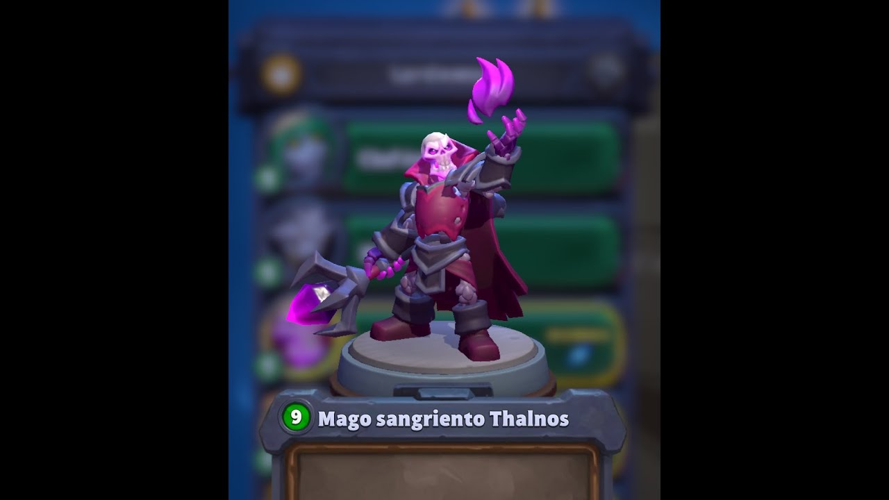 Warcraft Rumble - Bloodmage Thalnos Gameplay - YouTube