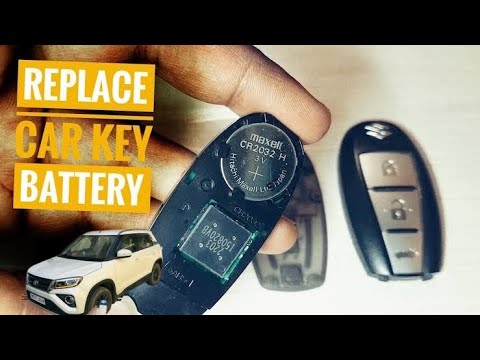 CAR KEY CELL CHANGE - YouTube