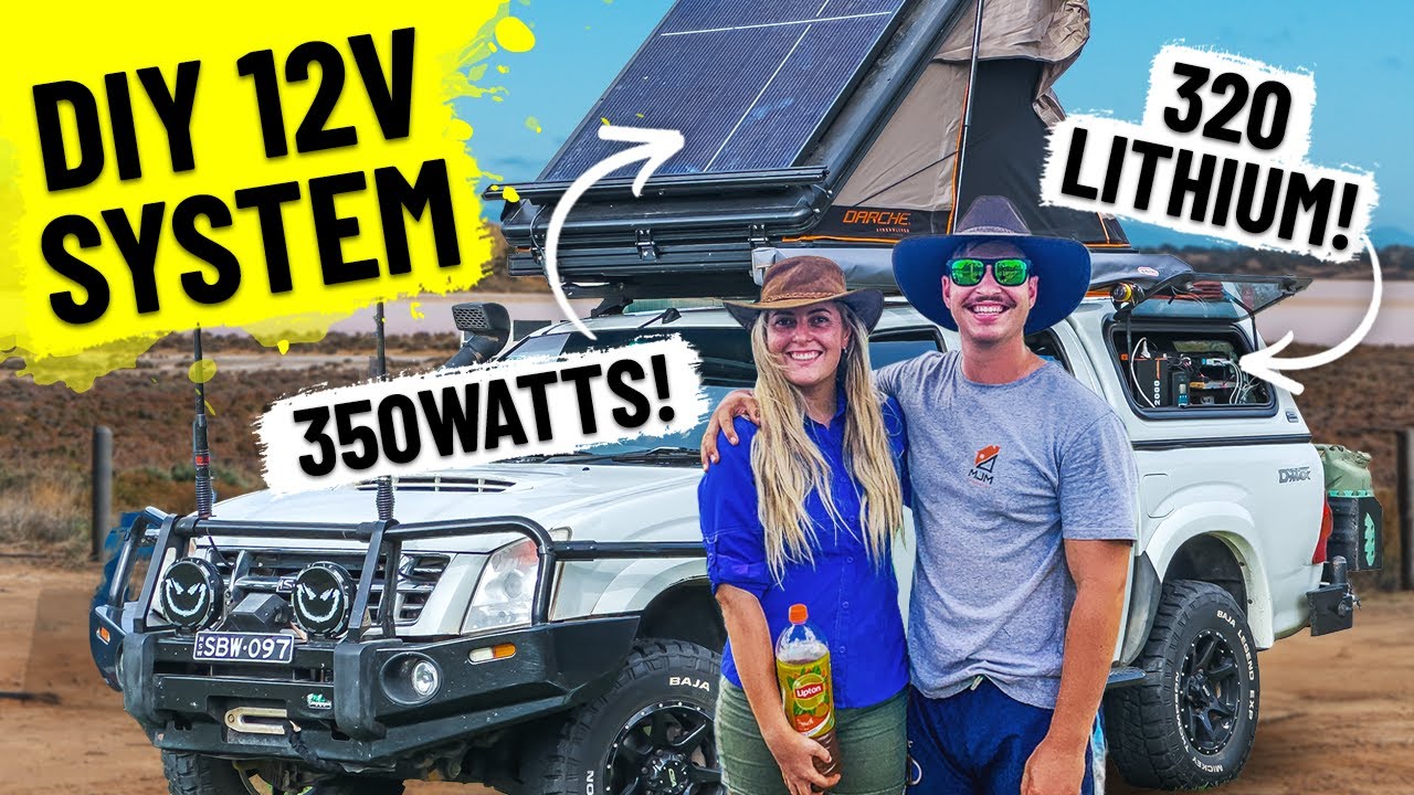Installing our 12V Touring system CANOPY-650watt Solar/320ah Lithium ...