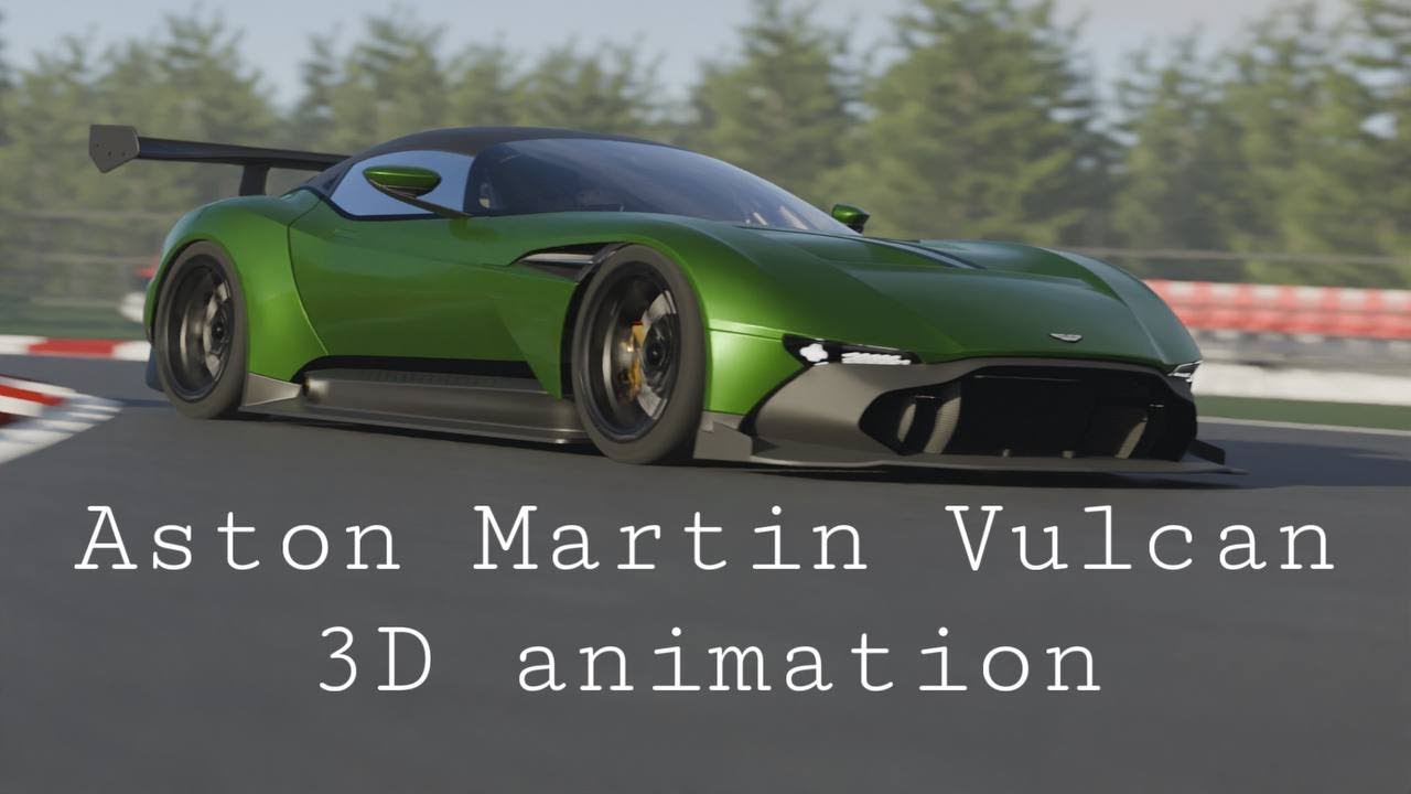 Aston Martin Vulcan - Blender 3D animation - YouTube