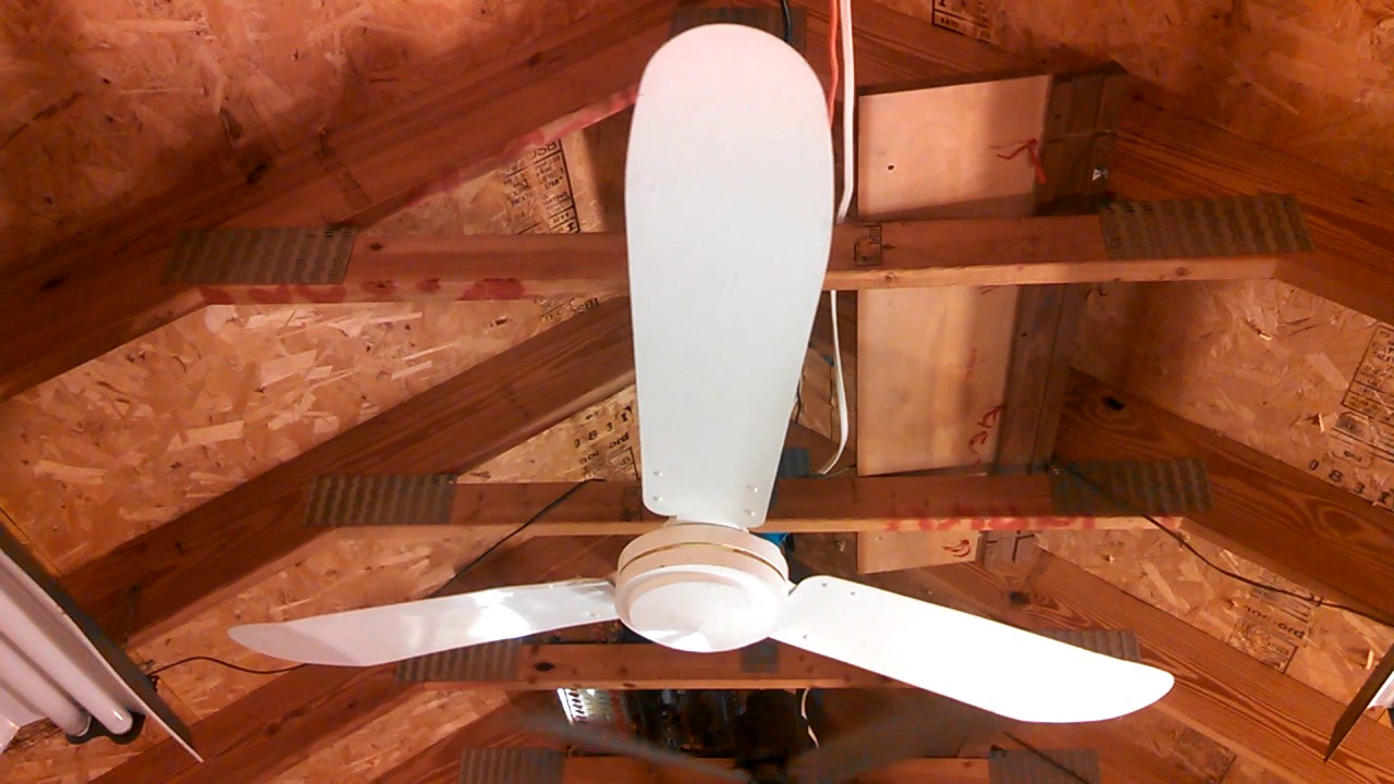 Envirofan Gold Line Industrial Ceiling Fan model 160F-7 c.2004 - YouTube