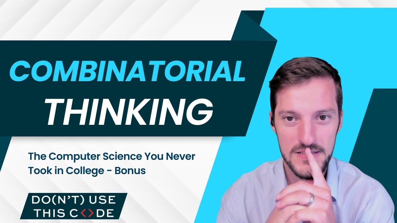 Explain Combinatorial Thinking Like I'm 5 | Computer Science Logic Part ...